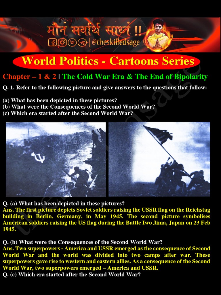 Cold War Political Cartoons Analysis | PDF | Cold War | Gulf War
