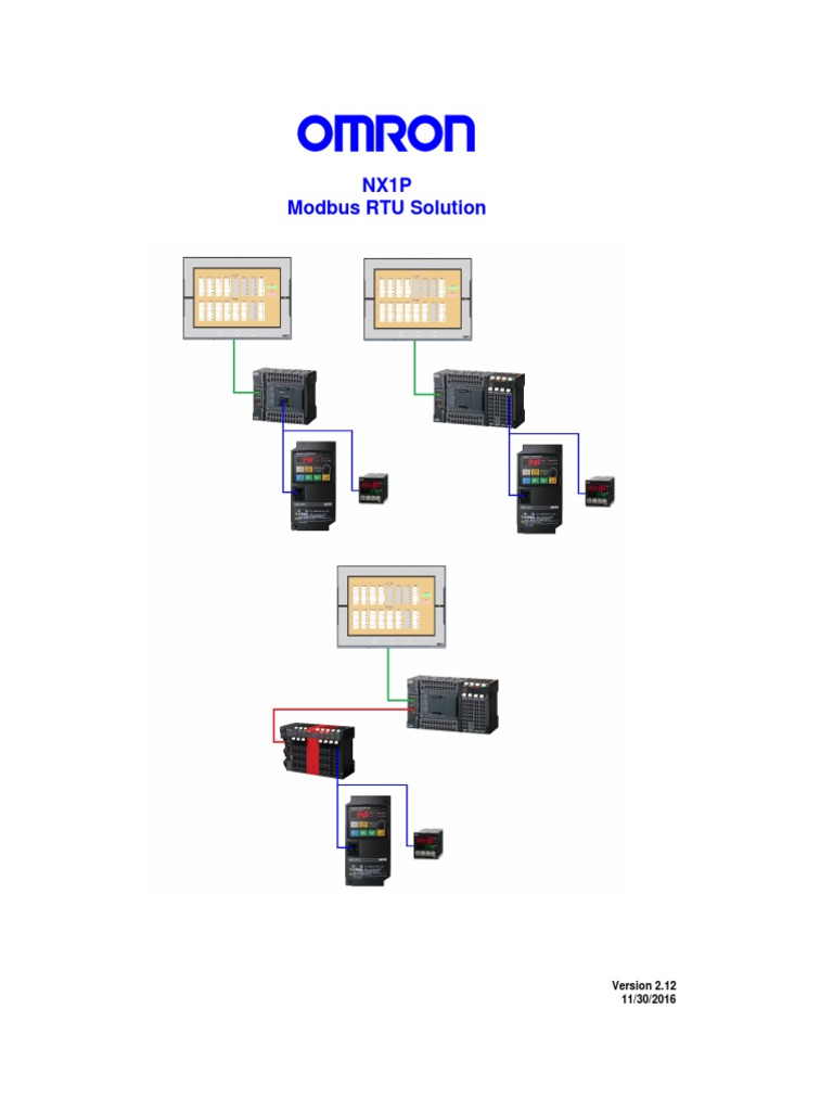 Omron NX1P Modbus RTU Guide | PDF | Computer Hardware | Computer Science