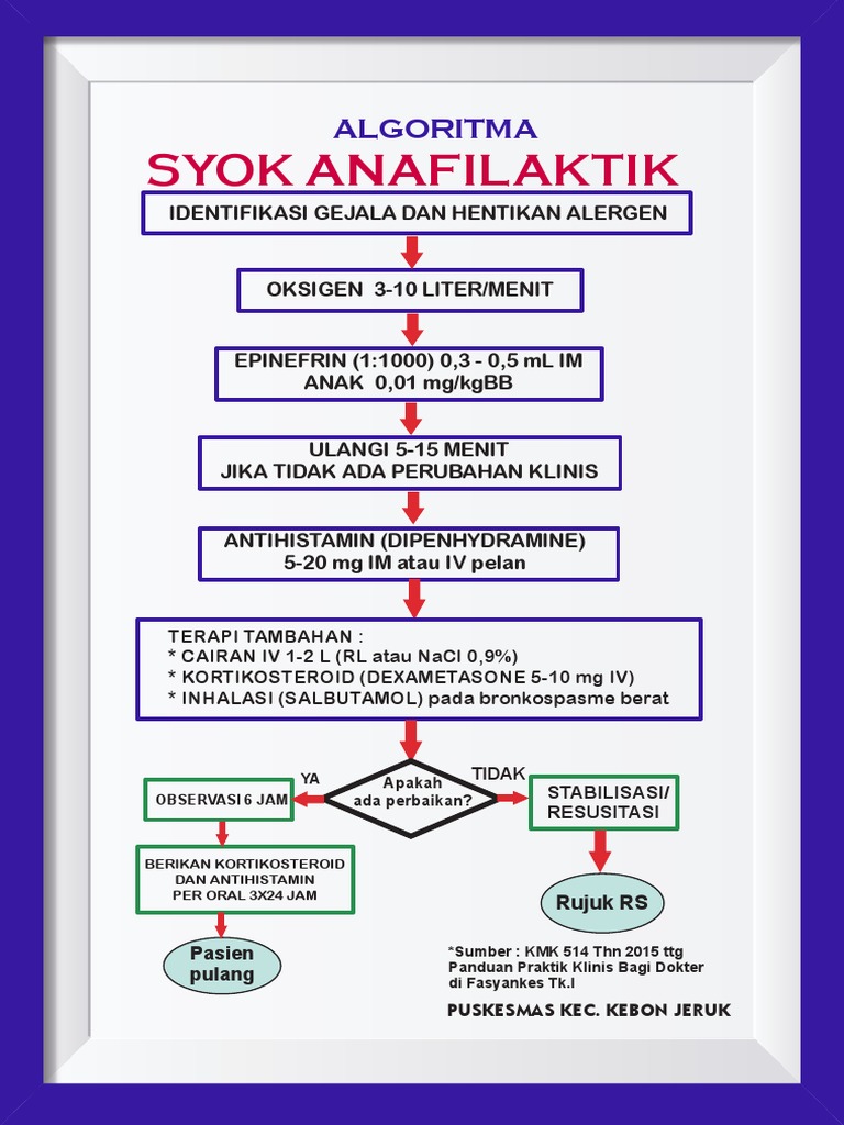 Syok Anafilaktik: Algoritma | PDF