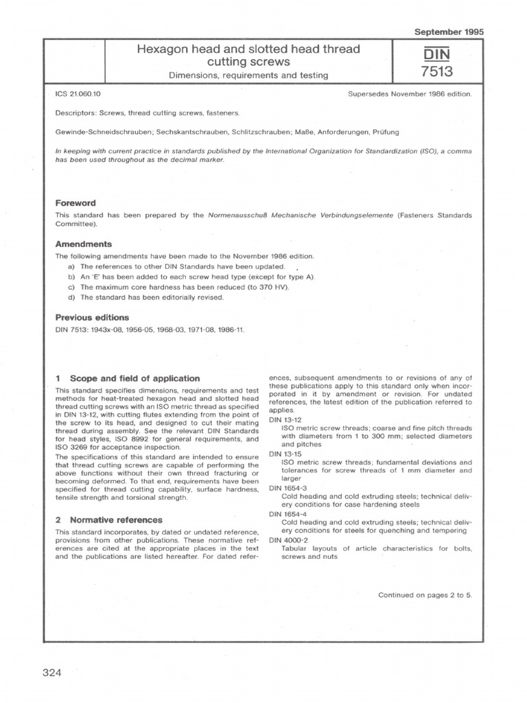 Din 7513 | PDF