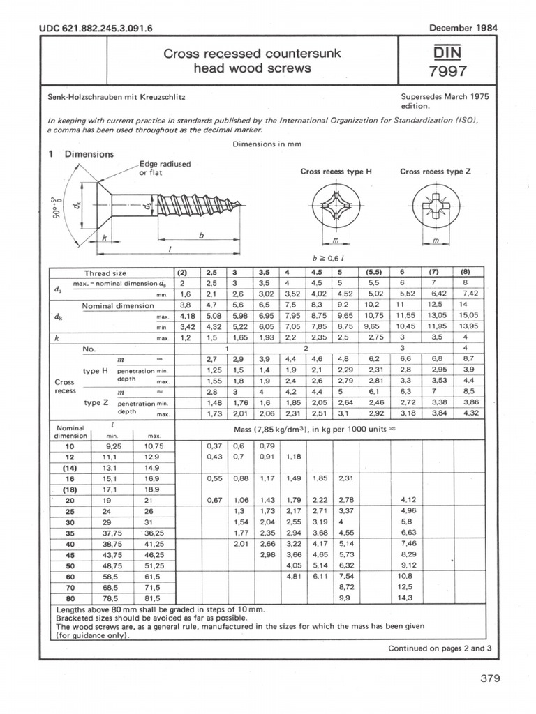 Din 7997 | PDF