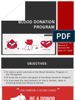 National Voluntary Blood Services Program (NVBSP) : Mission | PDF ...