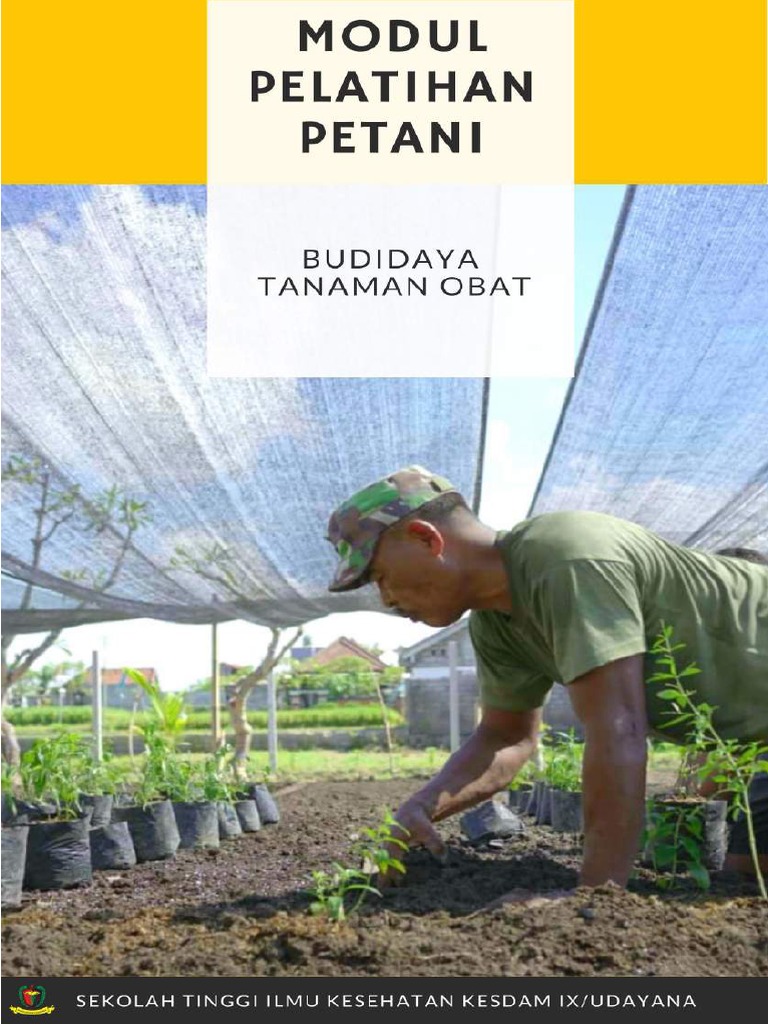 Modul Pelatihan Petani Budidaya Tanaman Obat by Tim Penyusun | PDF