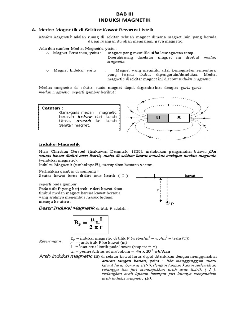 Bab Iii Induksi Magnetik | PDF