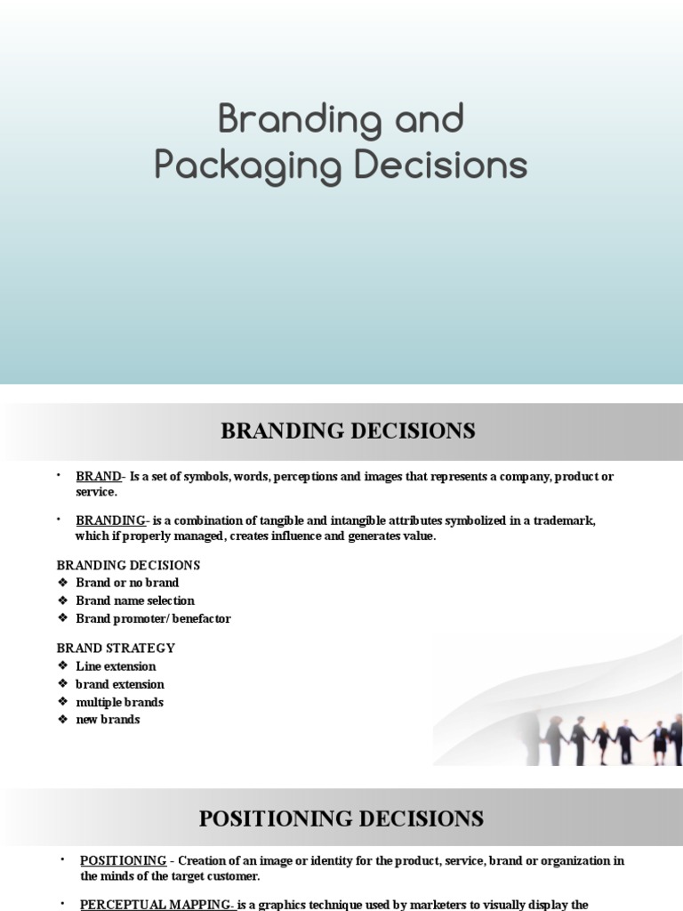 Branding and Packaging Decision | PDF | Brand | Packaging And Labeling