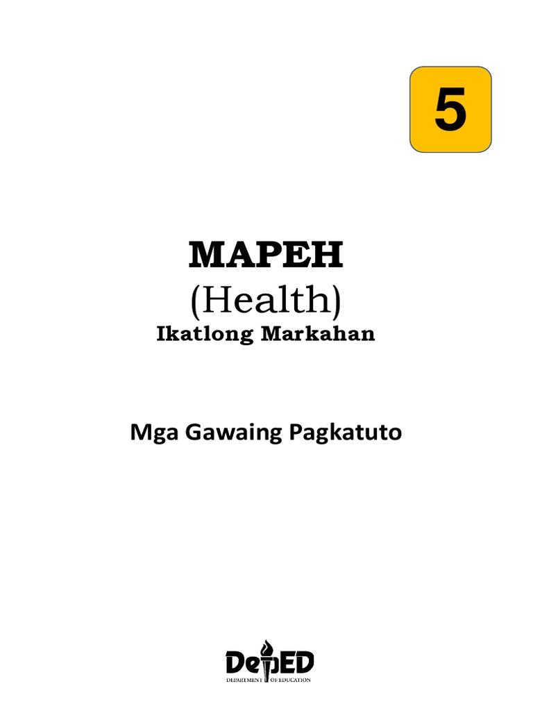 Health 5 LAS Quarter 3 | PDF