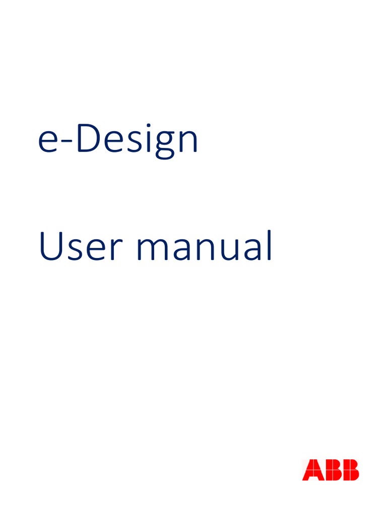 E-Design User Manual | PDF | Software | Computing