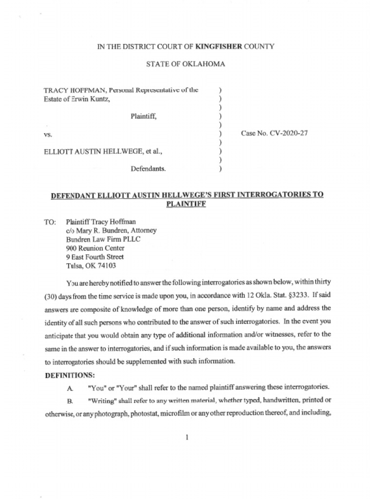 Request For Discovery | PDF