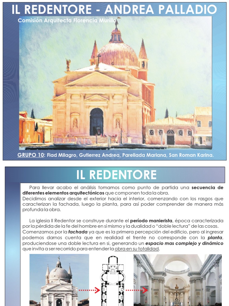 Il Redentore | PDF | Iglesia (edificio) | Hazme