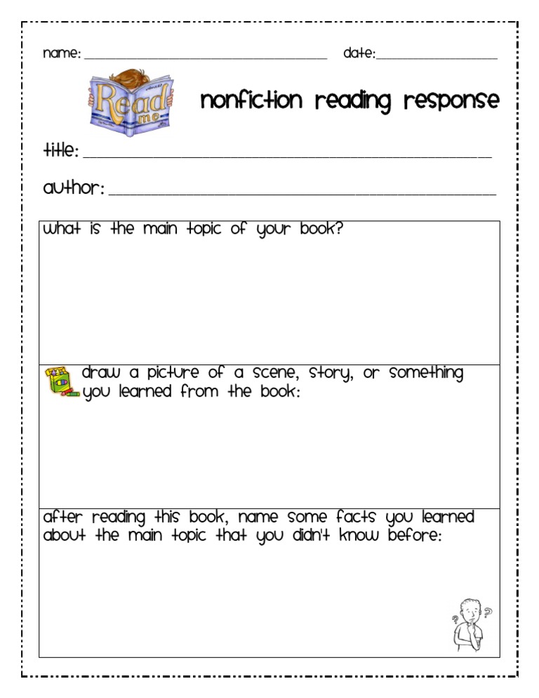 Nonfiction Reading Response | PDF | Games & Activities