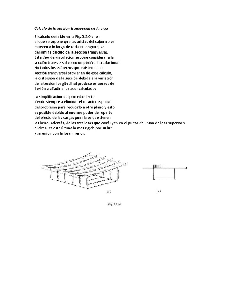 Apuntes de Cálculo de La Sección Transversal de La Viga | PDF