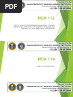 NCM 112 Course Syllabus | PDF | Nursing | Evidence Based Medicine