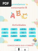 Aprendiendo la Letra B para Niños | PDF