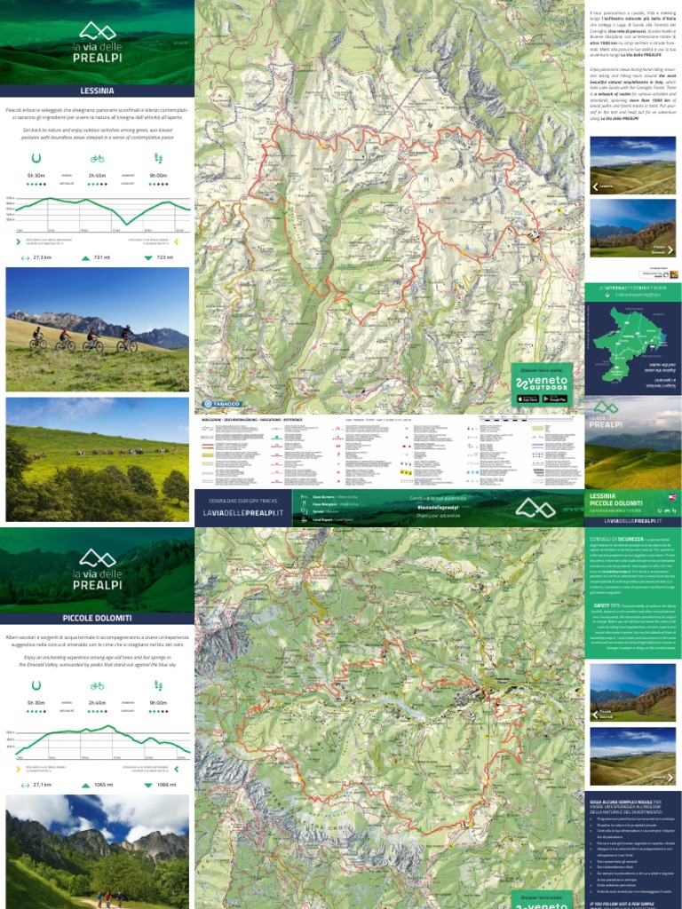Mappa2 Web Percorsi Lessinia PiccoleDolomiti | PDF