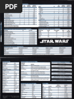 SW d20 Character Sheet | Sith | The Force (Star Wars)