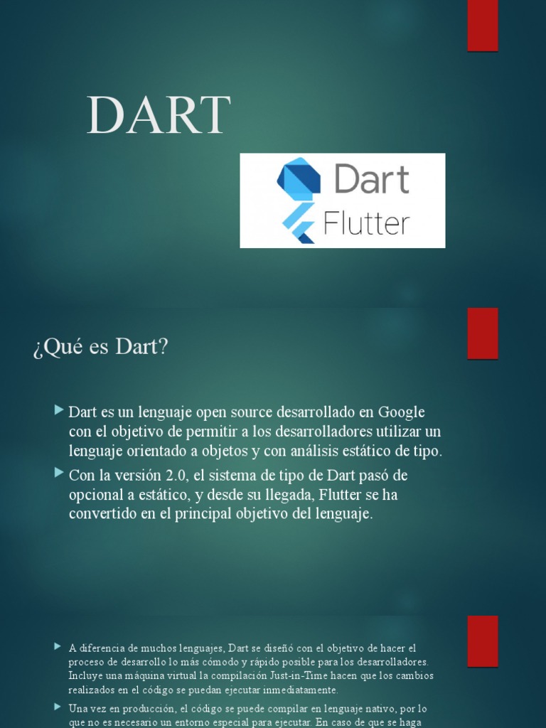 DART | PDF | Lenguaje de programación | Script Java