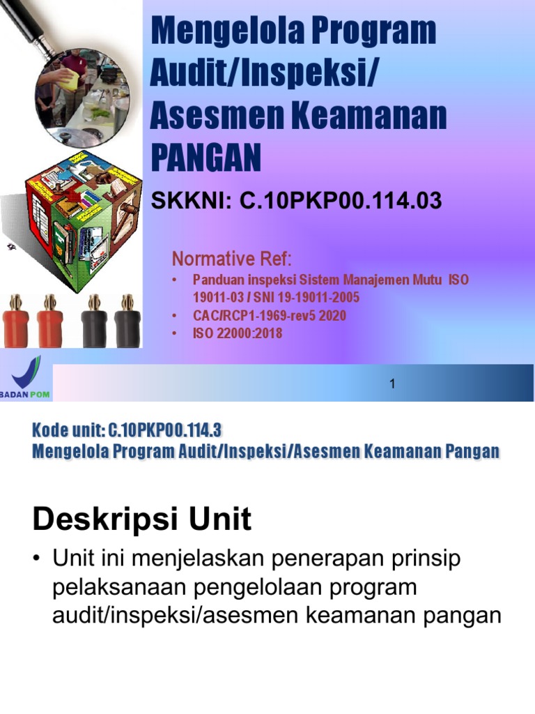 LM2. C.10000.017.01 Mengelola Program Audit Inspeksi Asesmen Keamanan PANGAN | PDF | Bisnis ...