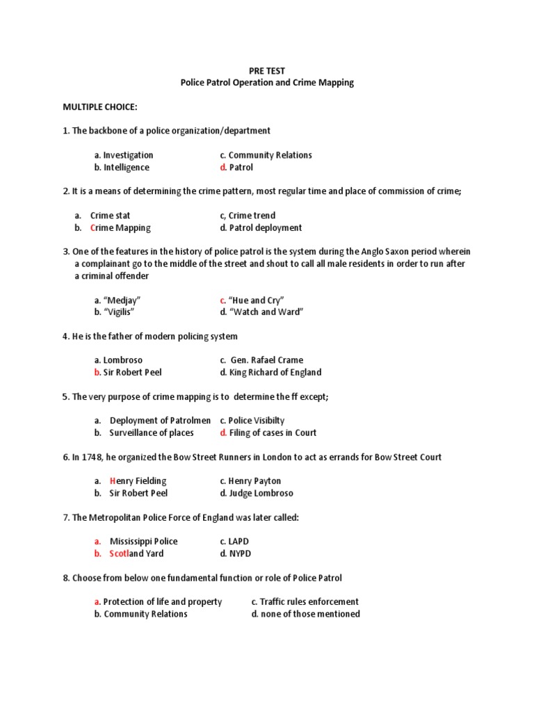 Understanding the Fundamentals of Police Patrol Operations and Crime ...