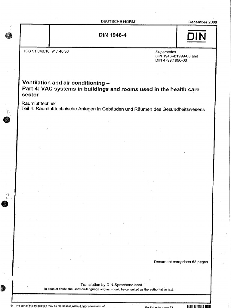 Din 1946-4 2008 | PDF