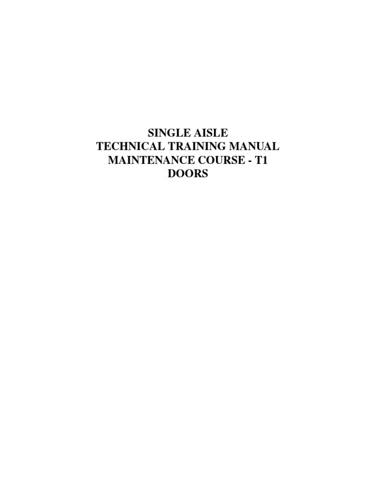 Training A320 Doors | PDF | Door | Cockpit