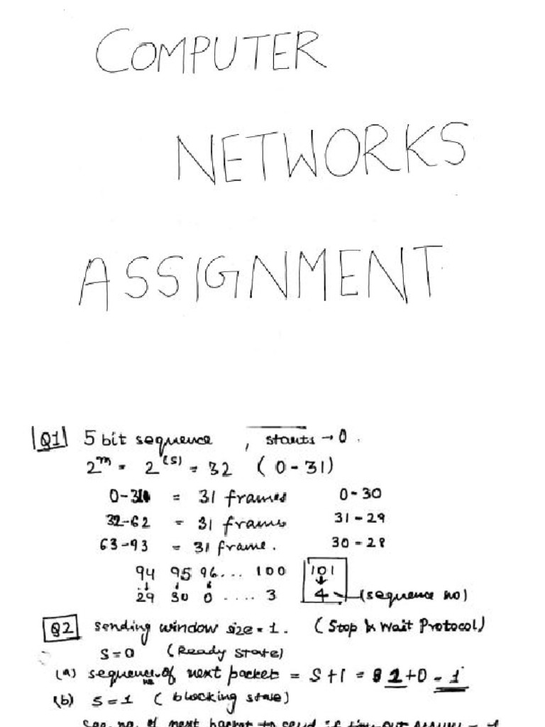 Computer Networks Assignment-2 (42914802717) | PDF