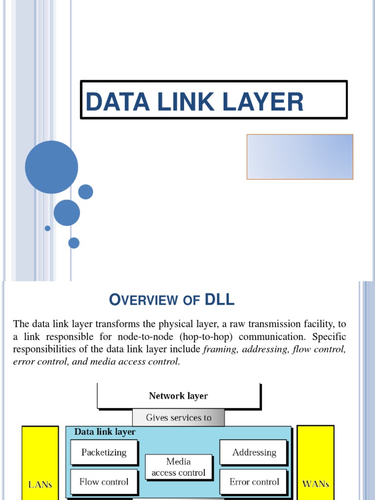 Data Link Layer Notes Download Free Pdf Transmission Control Protocol Error Detection And