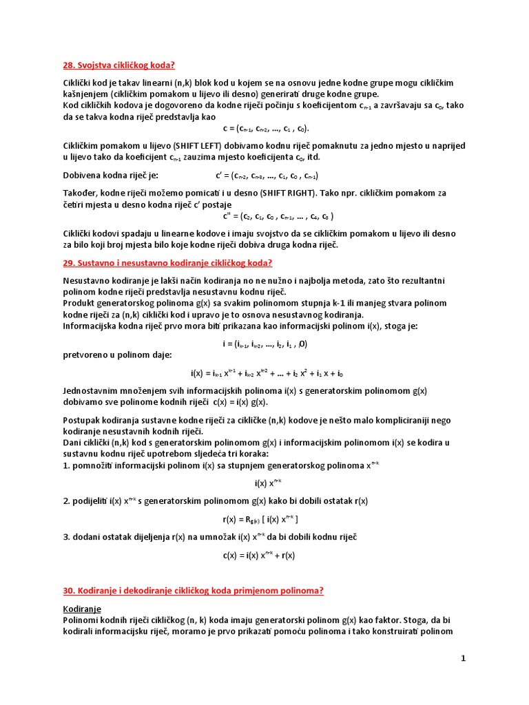 Kik Drugi Kolokvij | PDF