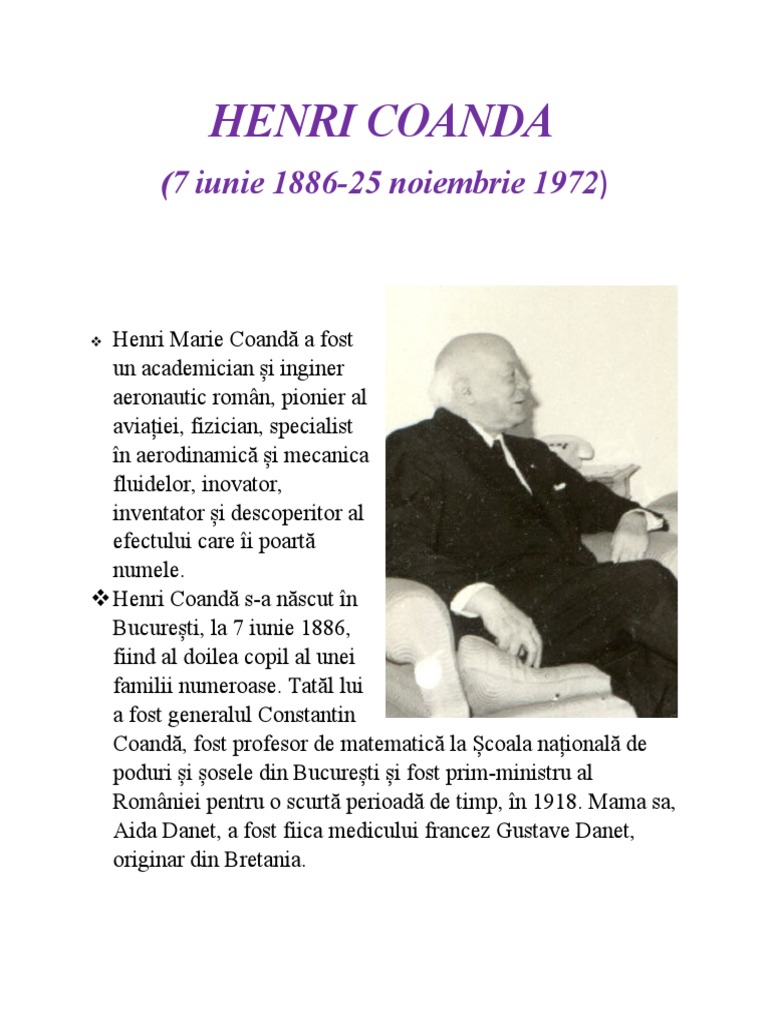 Henri Coanda | PDF