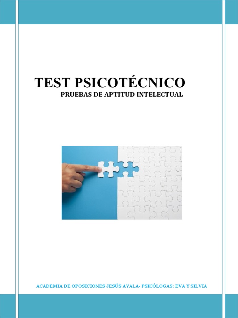 Test Psicotécnico para Oposiciones | PDF