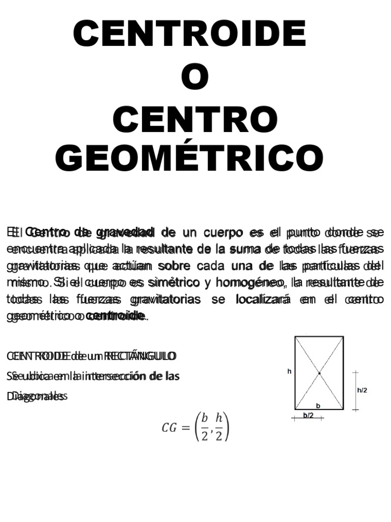 Cálculo de centroides y centros de gravedad | PDF | Rotación | Elipse