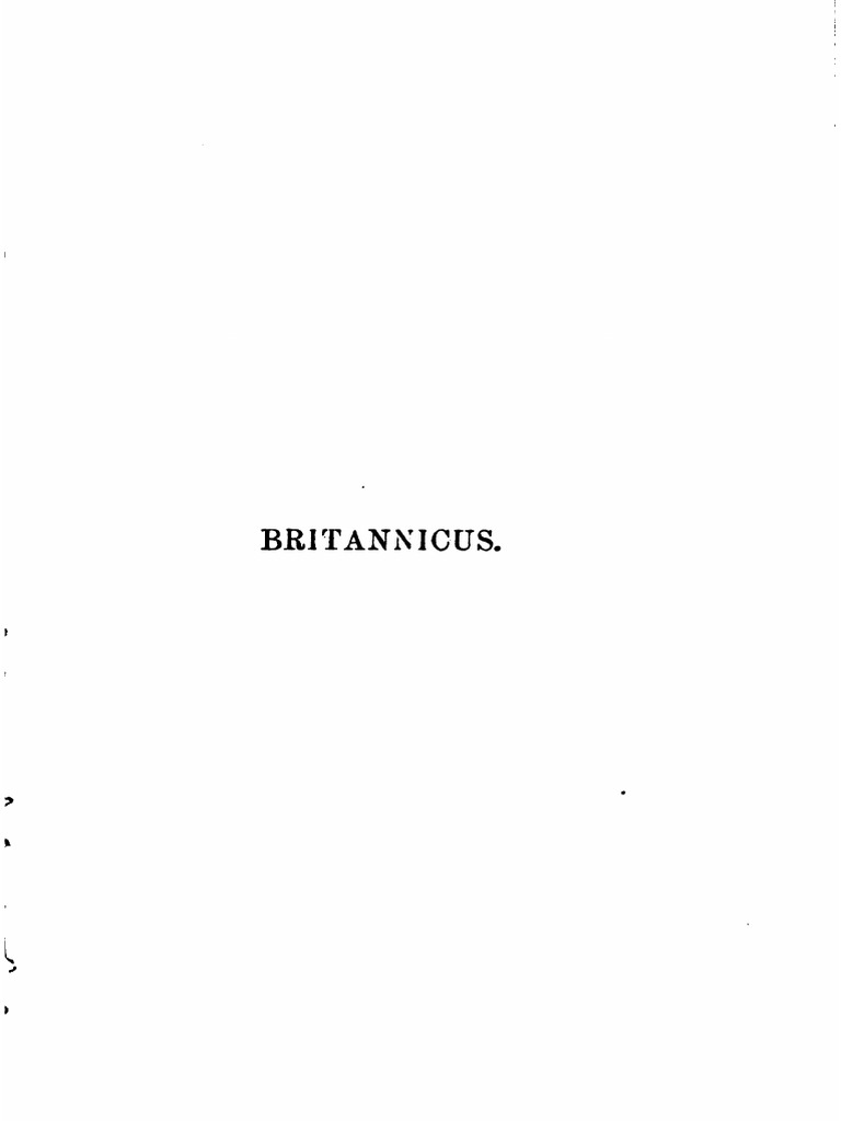 Britannicus | PDF