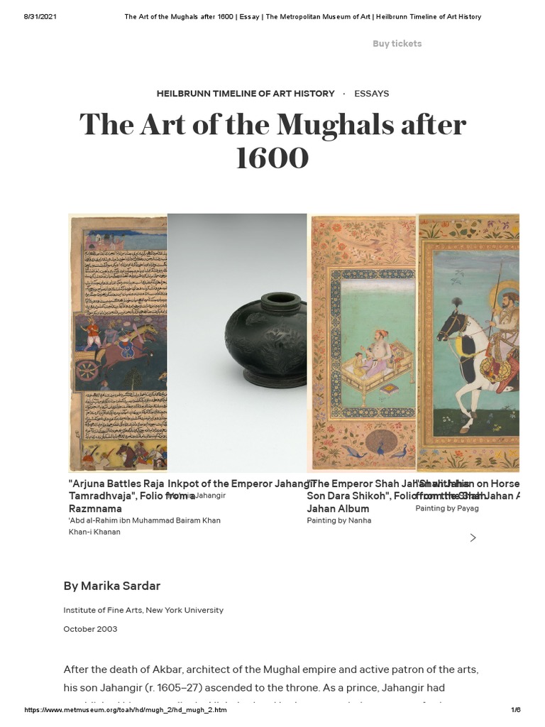 Timeline of Mughals | PDF | Mughal Empire | Timurid Dynasty