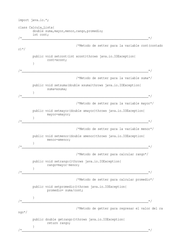 Programa Java | PDF | Métodos y materiales de enseñanza