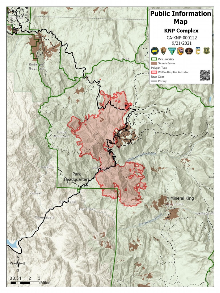 KNP Complex Fire Map 9/21/21 | PDF