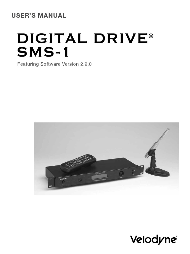 User'S Manual: Featuring Software Version 2.2.0 | PDF | Equalization ...