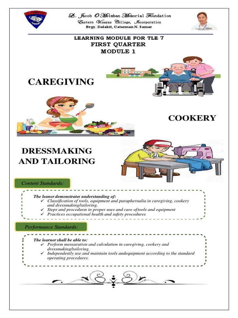 Grade 7 Module TLE | PDF | Caregiver | Learning
