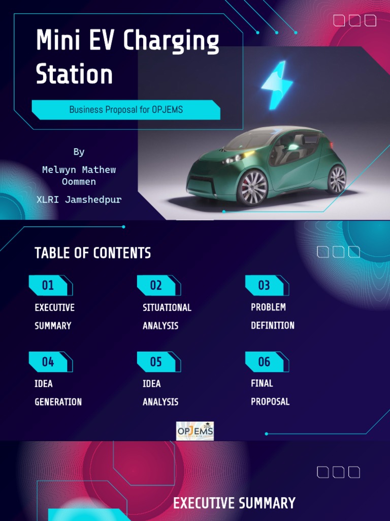 Electric Car Project Proposal | PDF | Planets | Mercury (Planet)