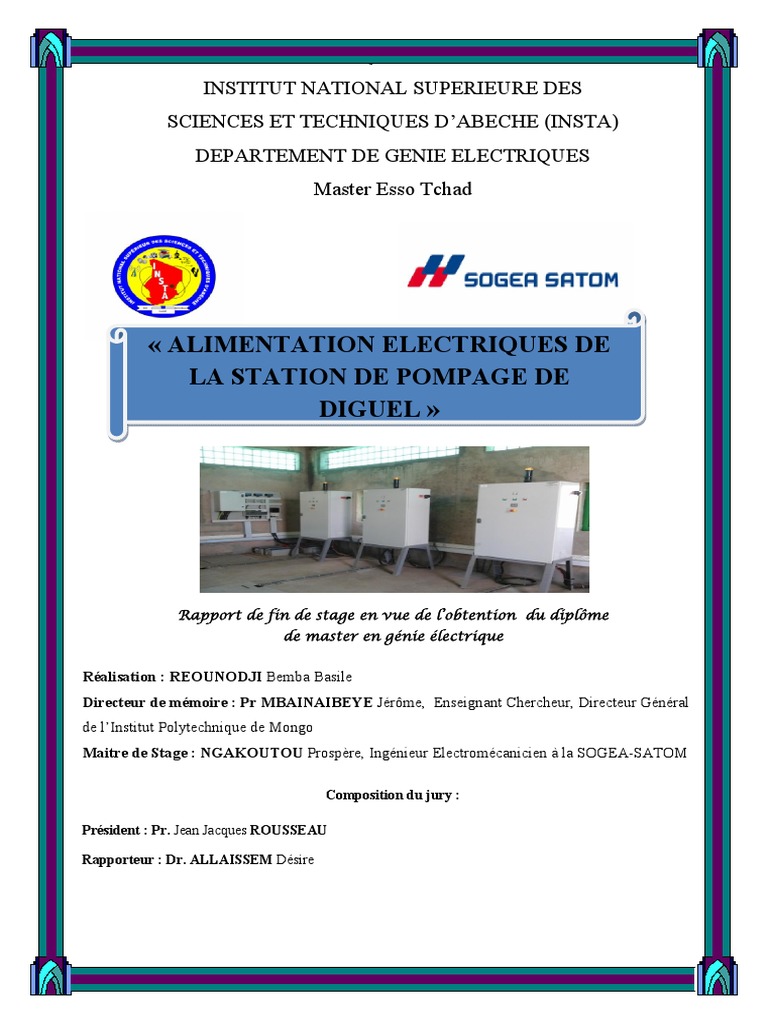 Alimentation Électrique Station Diguel | PDF | Pompe | Puissance (physique)