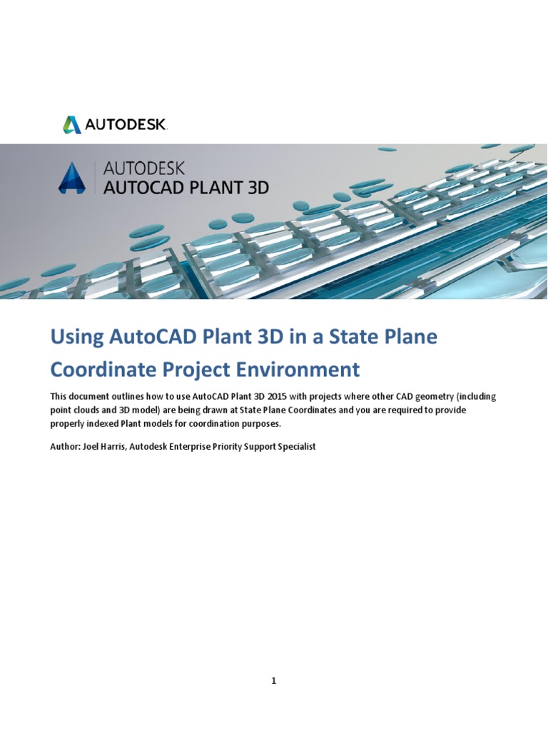 AutoCAD Plant 3D with State Plane Coordinates | PDF | Cartesian ...