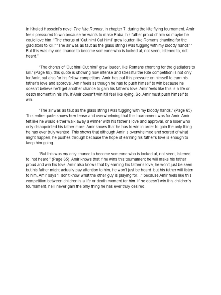 Amir's Struggle for Baba's Approval | PDF