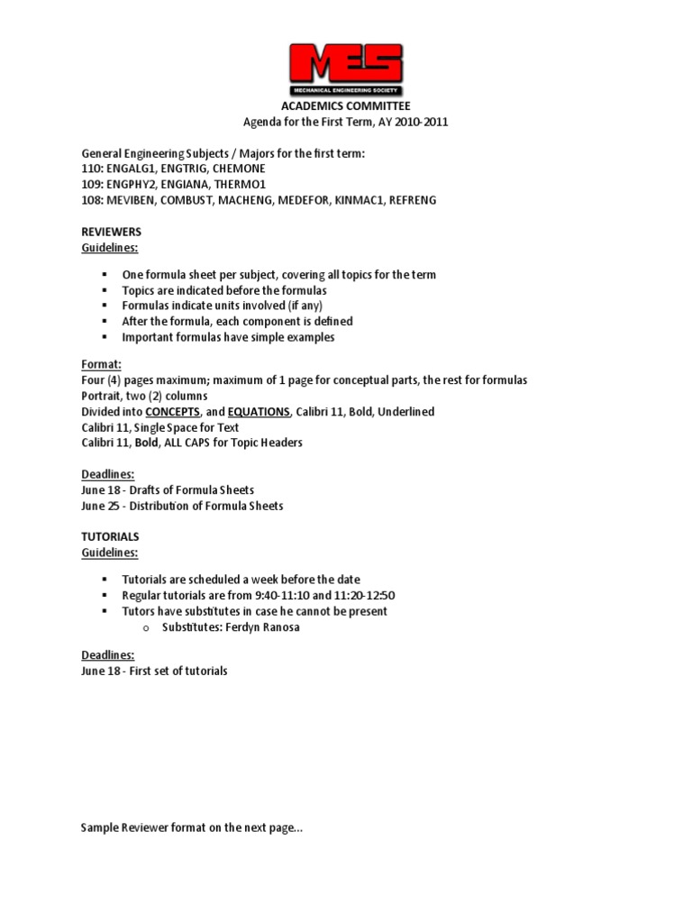 THERMO1 Formula Sheet | PDF | Temperature | Celsius