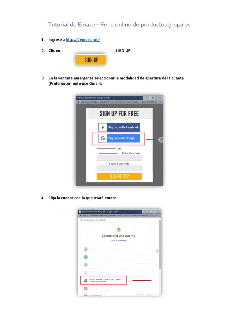 Tutorial de Emaze | PDF