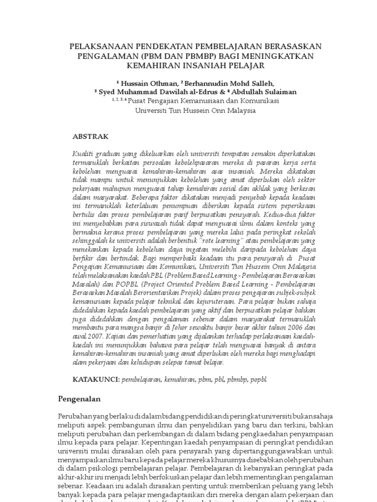 Kemahiran Insaniah | PDF