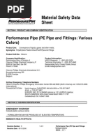 MSDS Epdm | PDF | Toxicity | Firefighting