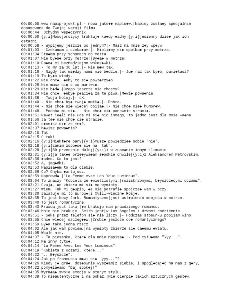 Sex and The City S6E14 - The Ick Factor (RavyDavy) | PDF