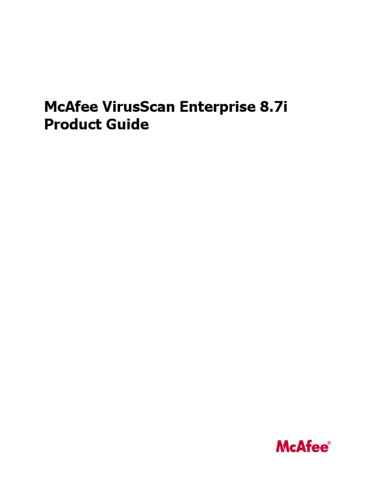 Mcafee Product Guide PC | PDF