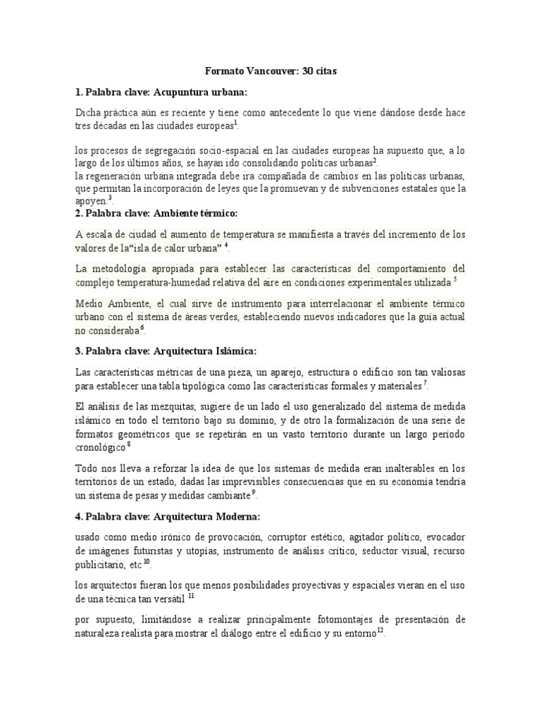 Formato Vancouver: Una guía para citar 30 referencias bibliográficas ...