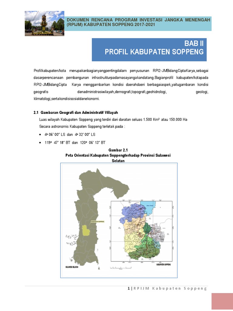 Profil Kabupaten Soppeng | PDF