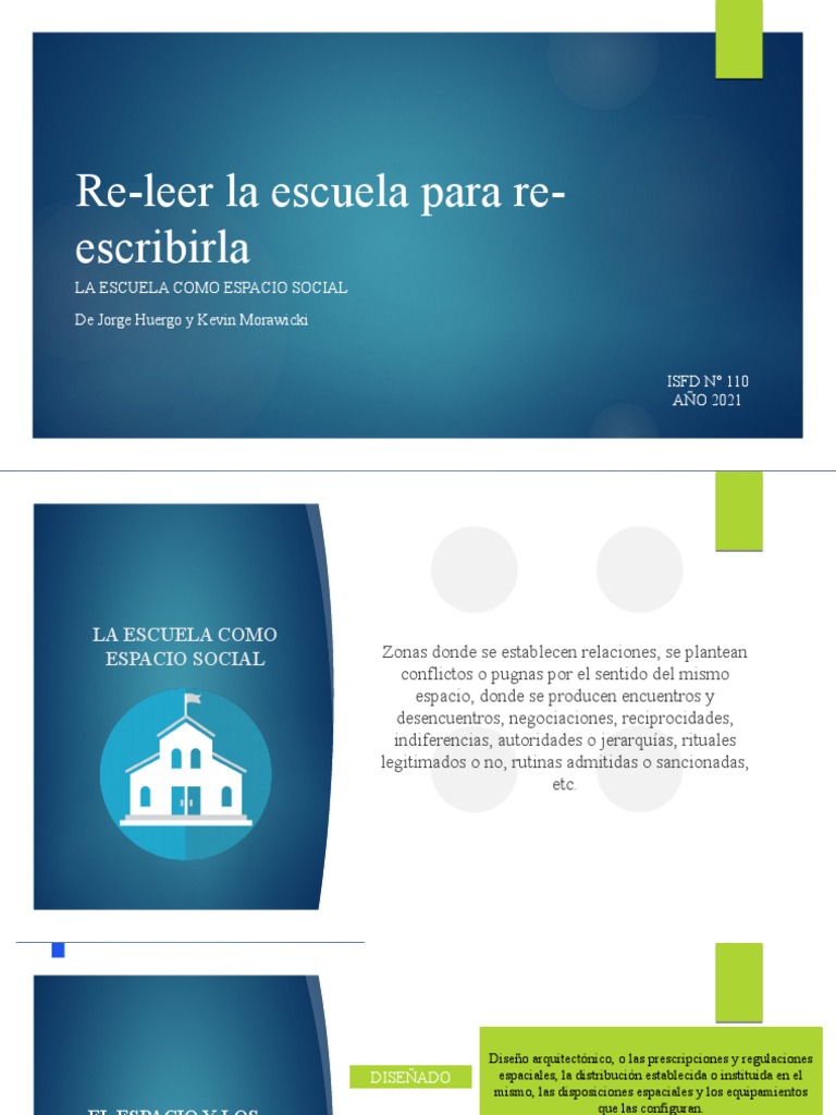 Re-Leer La Escuela para Re - Escribirla | PDF