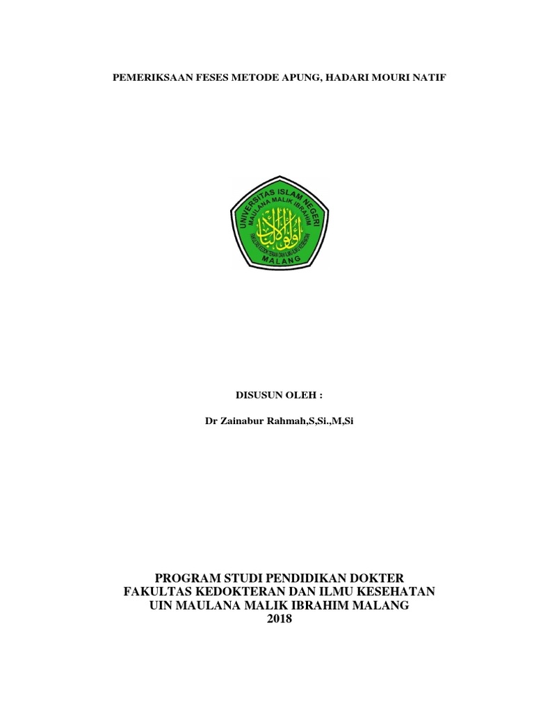 Pemeriksaan Feses Metode Apung | PDF